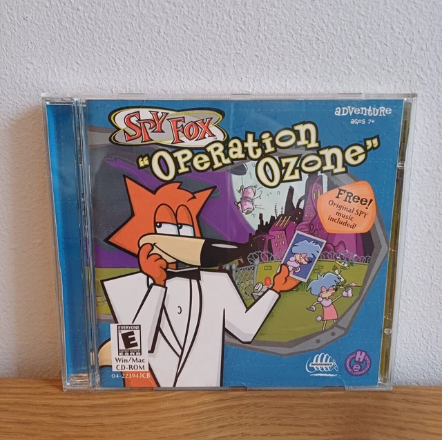 SPY FOX IN OPERATION OZONE Win/Mac CD-ROM Humongous Entertainment VGC £ ...