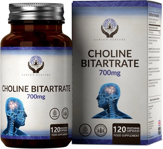 EN CHOLINE | High Strength Coline Supplement | 120 Capsules - 700Mg ...