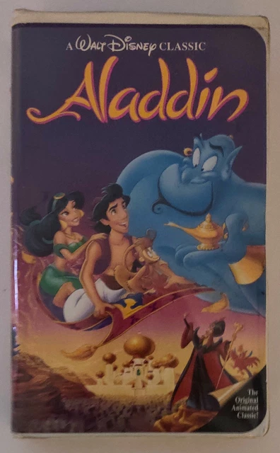 ALADDIN THE CLASSICS Walt Disney Black Diamond Edition Clamshell (VHS ...
