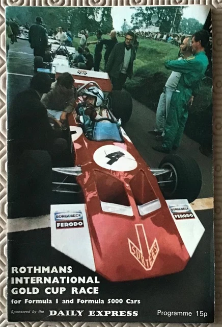 OULTON PARK 21 Aug 1971 ROTHMANS INTERNATIONAL GOLD CUP RACE Official ...
