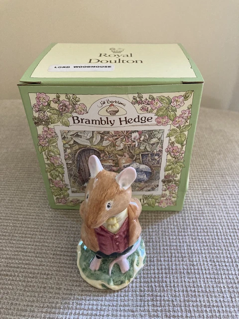 ROYAL DOULTON BRAMBLY Hedge Lord Woodmouse - Jill Barklem 1982 £18.00 ...
