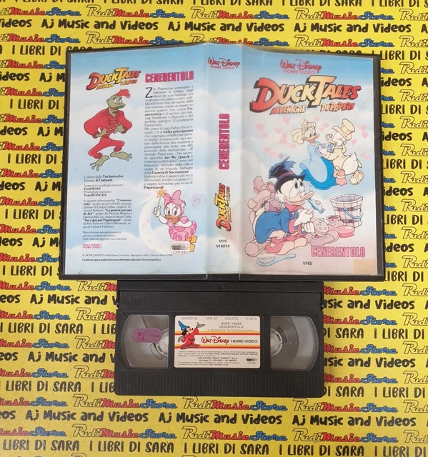 1988 DISNEY ANIMATION VHS DUCK TALES ADVENTURES CINDERELLA (F110) Movie ...