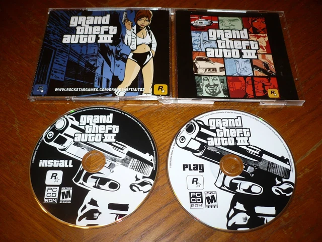 GRAND THEFT AUTO III PC PC CD-ROM 2 disques Rockstar 2002 pour Windows ...