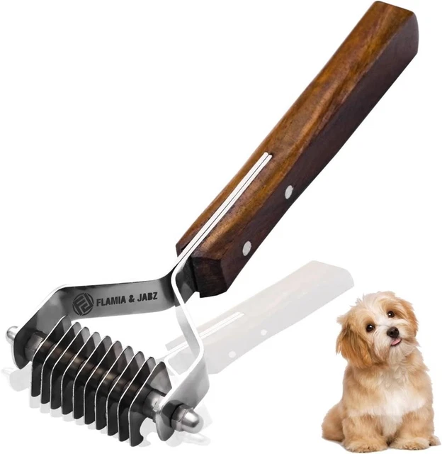 UNDERCOAT RAKE FOR Dogs Cats, Dematting Grooming Stripper Tool (10 ...