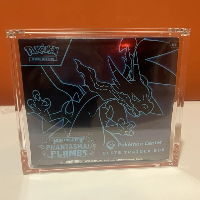 PHANTASMAL FLAMES POKEMON Center Elite Trainer Box PC ETB With Acrylic ...
