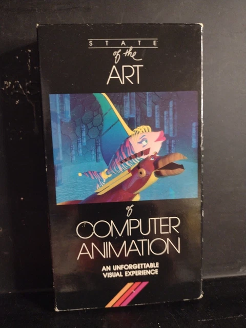 VINTAGE STATE OF the Art Computer Animation Visual Showcase 1988 VHS ...