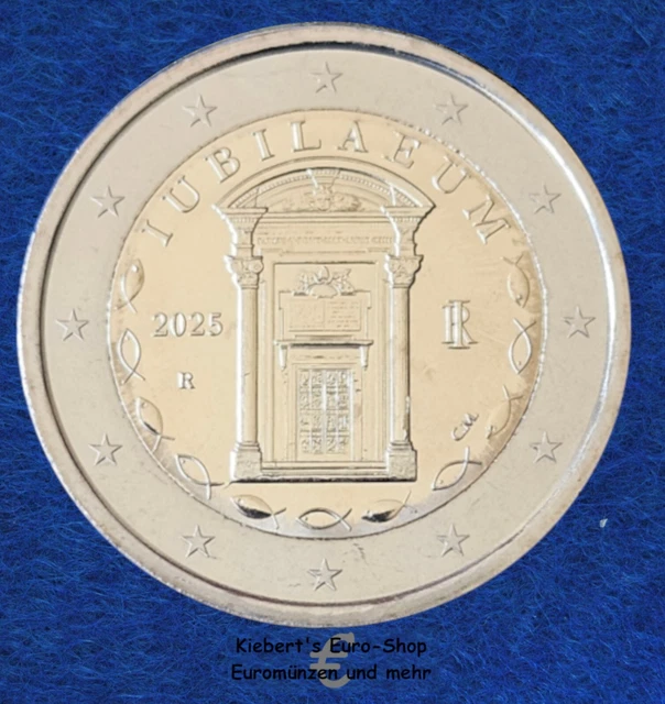 2 EURO GEDENKMÜNZE Italien 2025 - Jubiläum - 25 Jahre Heiliges Jahr EUR ...