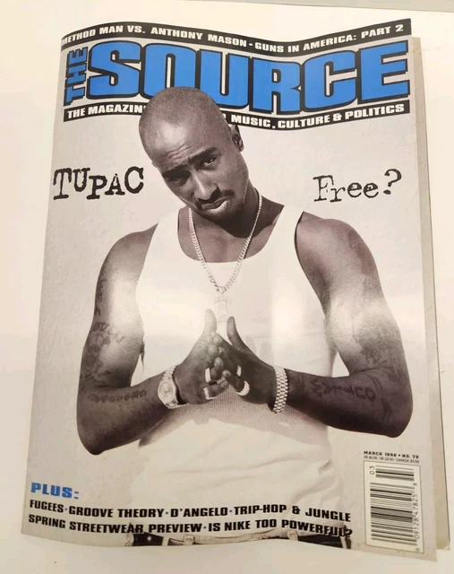 THE SOURCE MARCH 1996 #78 2Pac Tupac Shakur D'Angelo Magazine £78.82 ...