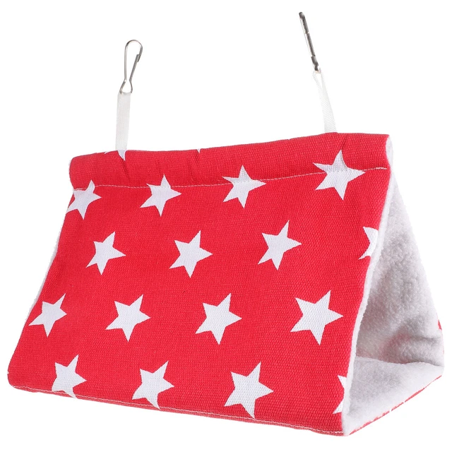 NIDO DI PAPPAGALLI sospeso uccellino amaca invernale peluche casetta di ...