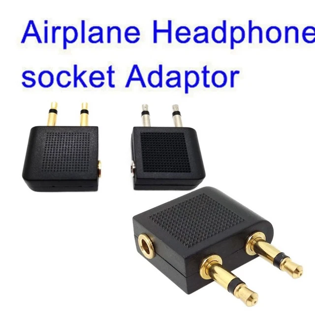 CONNECTEUR D'AVION DE ligne aérienne Adaptateur Jack de prise de 3.5mm ...