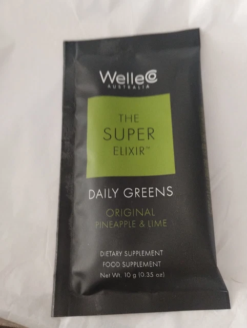 WELLECO AUSTRALIA THE Super Elixir Daily greens Original Sample 10g Sachet £3.00 - PicClick UK
