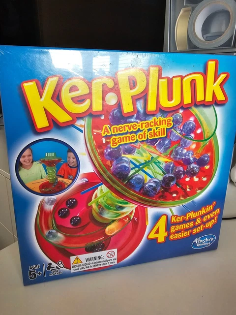 HASBRO KERPLUNK CHILDRENS Marble Sticks Drop Board Game - NEW - NEVER ...