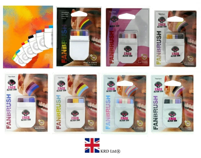 LGBT PRIDE FACE PAINT CRAYON SET Rainbow Trans Bisexual Lesbian Flag ...