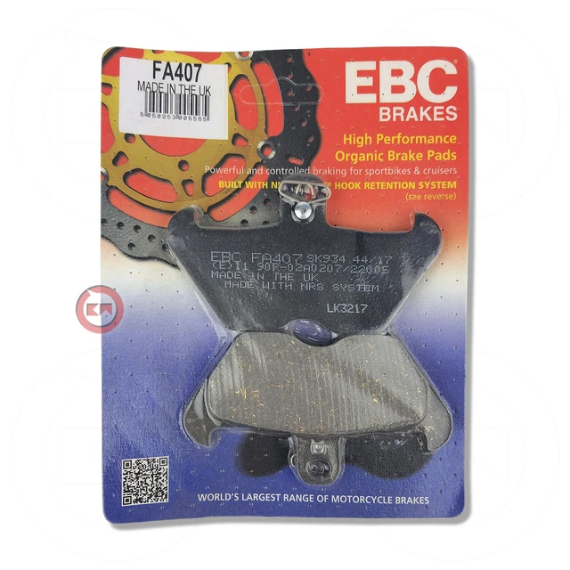 PASTIGLIE FRENO ANTERIORE Ebc Organic Fa407 Bmw R 1100 S 1998 1999 2000 ...
