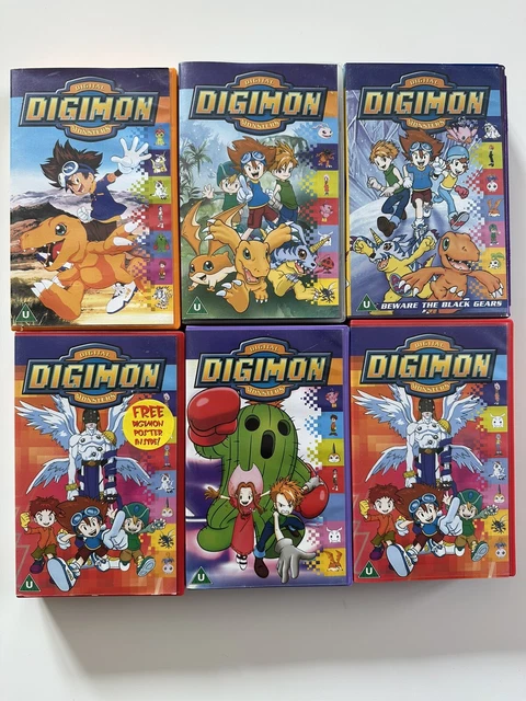 DIGIMON VHS BUNDLE (Volumes 1-5) £10.00 - PicClick UK