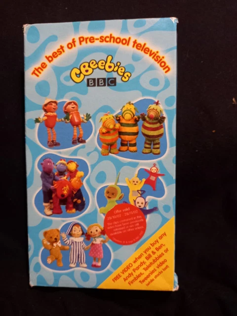 CBEEBIES CHILDREN’S VHS Kids Video Tape Fimbles Teletubbies Tweenies £ ...