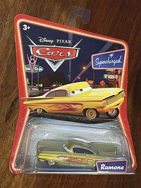 MATTEL DISNEY PIXAR Cars Ramone Yellow (Supercharged Series Card) $25. ...