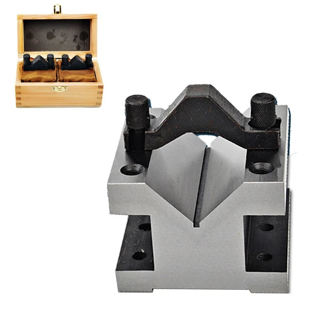 USEFUL V-SHAPED BLOCK Grounding Hardened Steel Matching Measure ...