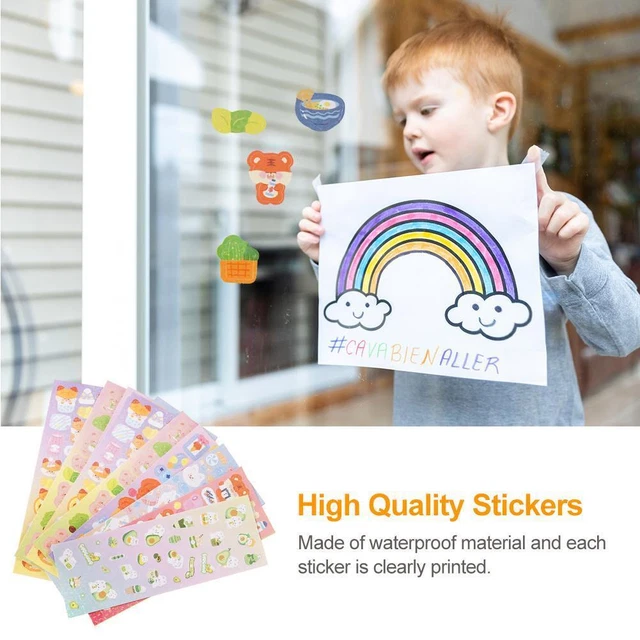 CARD STICKERS WITH Cute Goo Card Set Korean INS Sticker Gifts For Girls ...