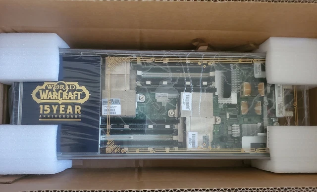 WORLD OF WARCRAFT 15th Anniversary Server Blade + Custom Laser ...