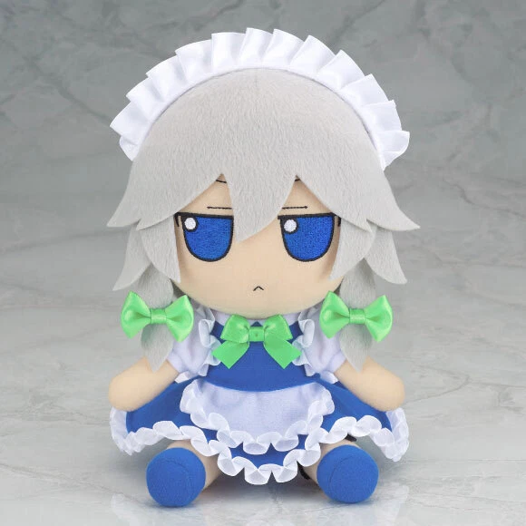 TOUHOU PROJECT FUMO Fumo Series 29 Sakuya Izayoi Plush Doll Gift Badge ...