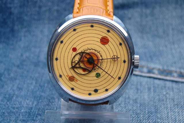 WATCH RAKETA SOLAR system SPACE PLANET COPERNICUS COPERNIC RUSSIAN ...