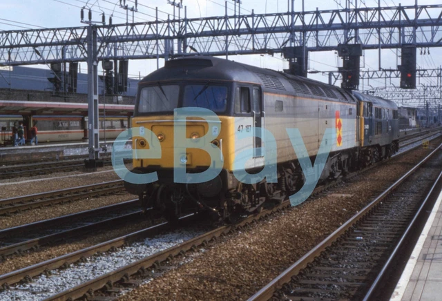 35MM RAILWAY SLIDE Class 47 47187 Copyright to Buyer £4.99 - PicClick UK