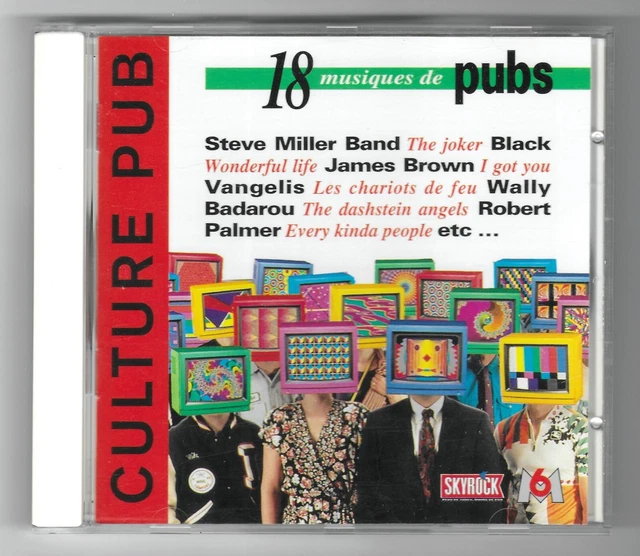 CULTURE PUB -CD 18 T- Steve Miller Band-James Brown-Vangelis-Robert ...