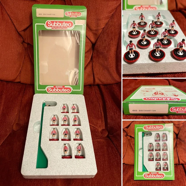 RARE VINTAGE 1980S SOUTHAMPTON FOOTBALL CLUB 660 SUBBUTEO 63000 Lightweight BOX £0.99 - PicClick UK