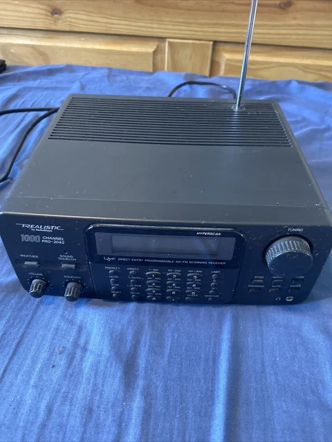 RICEVITORE SCANNER RADIO Realistico pro-2042 By RadioShack 1000ch ...