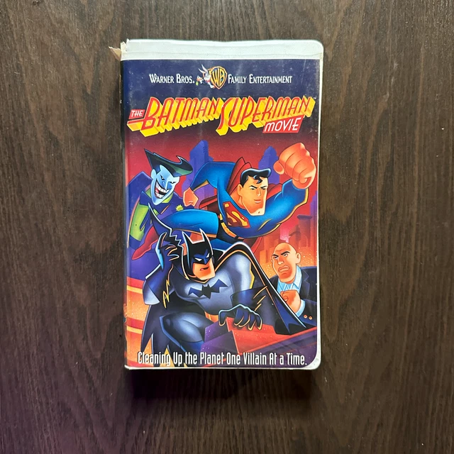 THE BATMAN SUPERMAN Movie: VHS, DC Comics, Warner Bros (1998) G - Kevin ...
