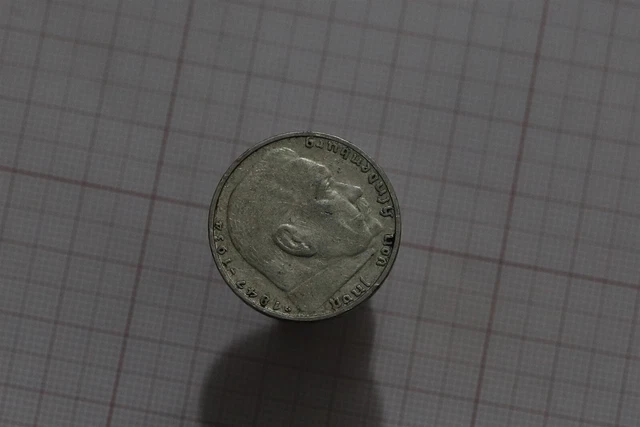 🧭 🇩🇪 GERMANY Third Reich 2 Reichsmark 1937 G Hindenburg B62 #2560 $66. ...