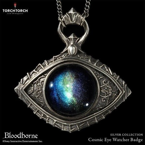 DISTINTIVO BLOODBORNE X TORCH TORCH Cosmic Eye Watcher NUOVO Giappone ...