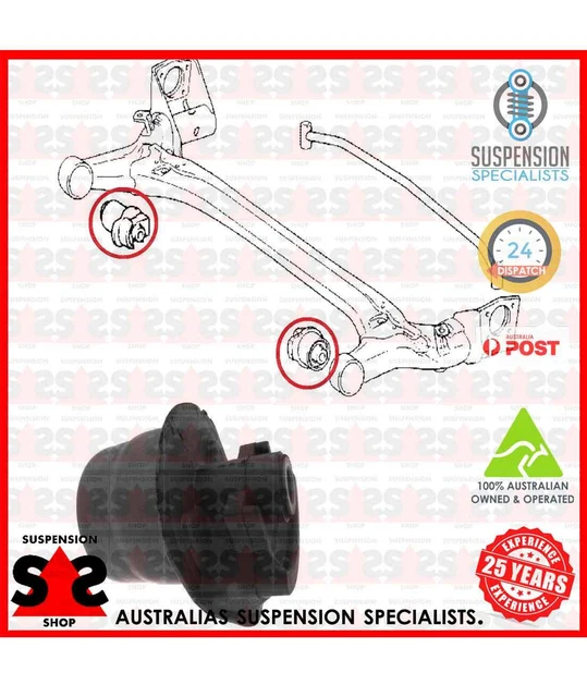 REAR AXLE BUSHING, Axle Beam Suit TOYOTA Corolla Saloon (_E12_) 1.5 ...
