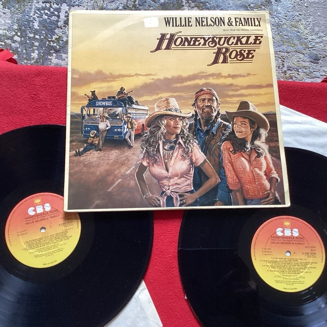 WILLIE NELSON, HONEYSUCKLE Rose,Promo, 1980, DoubleLP, Cb232 , 12 ...