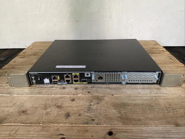 CISCO ISR4321/K9 V04 Integrated Services Router NO Power Adapter Used ...