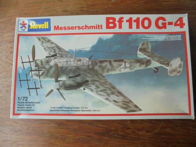 REVELL 1/72 MESSERSCHMITT Bf 110 G-4 model kit - complete £24.45 ...