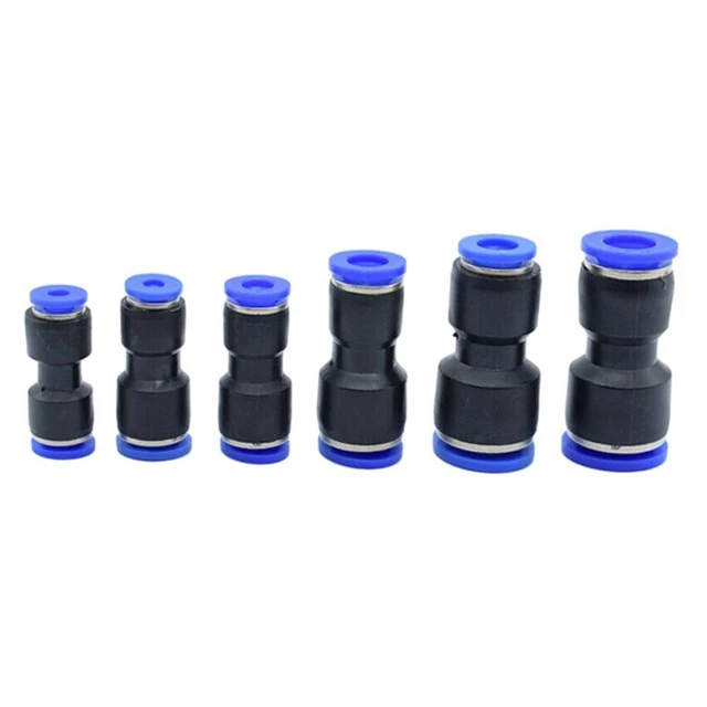 WIDE RANGE OF Applications Pneumatic Line Tube Hose Connector 4mm to ...