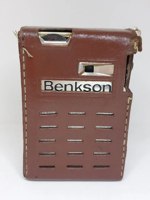VINTAGE BENKSON 1 Wave Band Six Transistor Radio. £9.99 - PicClick UK