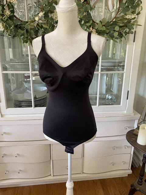 NAOMI & NICOLE Torsette Tummy Tuck Bodybriefer 38DD Black Large ...