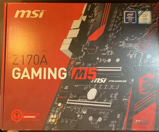 MSI Z170A GAMING M5 LGA 1151 Intel Motherboard Socket H4 ATX DDR4 £722. ...