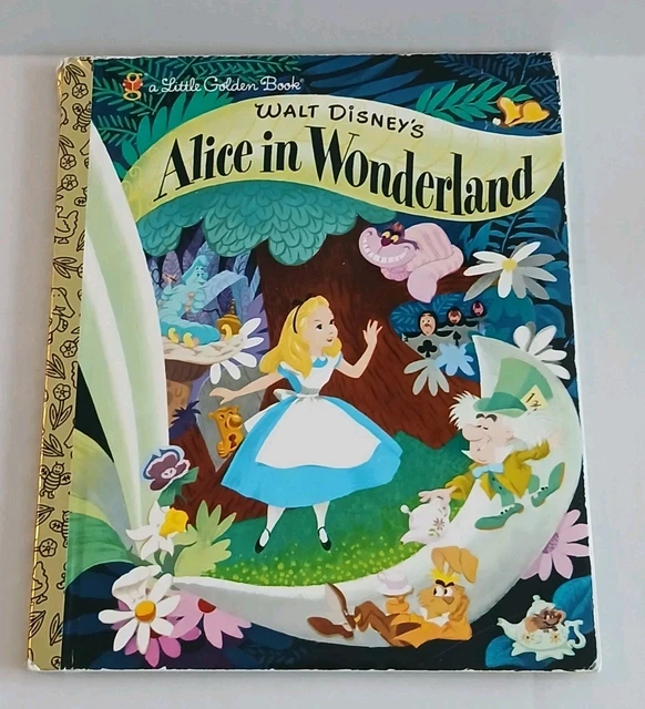 LITTLE GOLDEN BOOK Walt Disney Alice In Wonderland 2010 £3.98 - PicClick UK