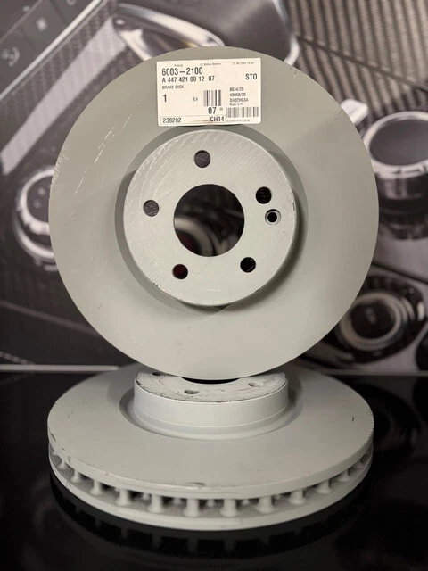 GENUINE MERCEDES-BENZ W447 V-Class Front Brake Disc, Vented X2 ...