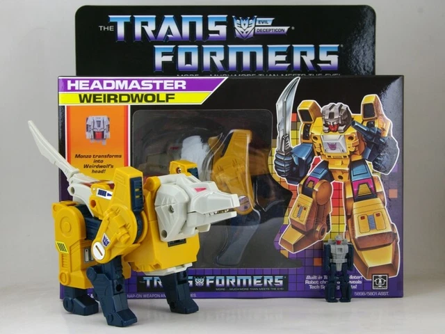 TRANSFORMERS G1 DECEPTICON Headmaster Weirdwolf Action Figure New in ...