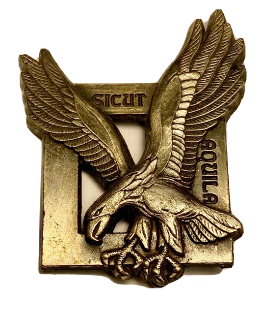 FRENCH ARMY AIR Commando Badge - Maker Marked "Delsart" & Numbered $7. ...