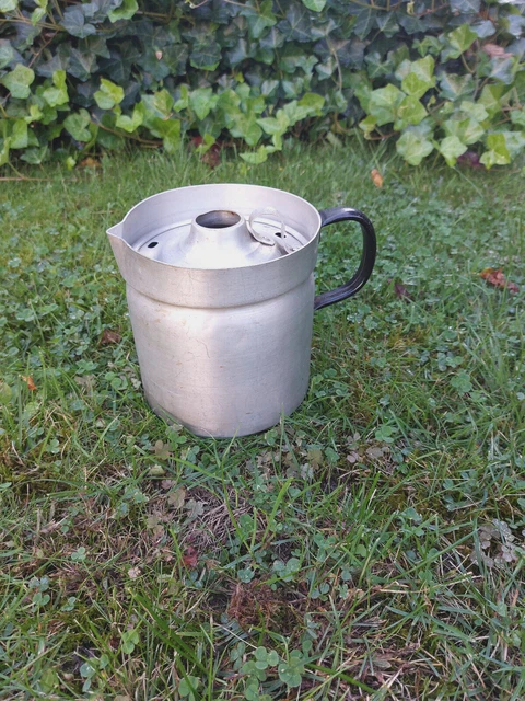 BLECHTOPF MIT DECKEL (Blech/Aluminium) Höhe: 14,5 cm Durchmesser 14 cm ...