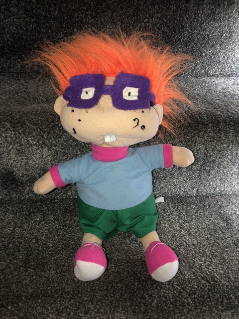 VTG RETRO NICKELODEON Rugrats Chuckie Plush Doll Toy Ugly Ginger Kid 90 ...