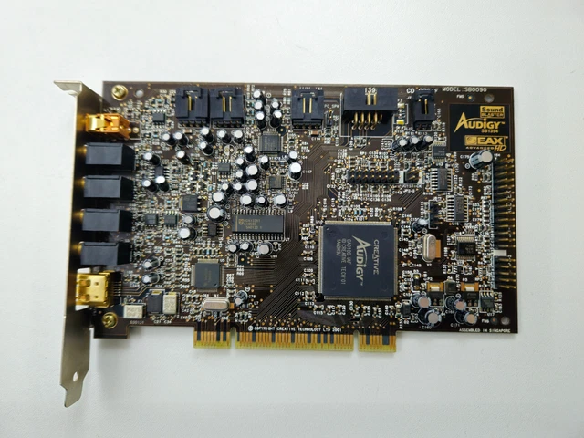 CREATIVE LABS SOUND Blaster Audigy EAX Advanced HD SB0090 5.1 PCI Sound ...