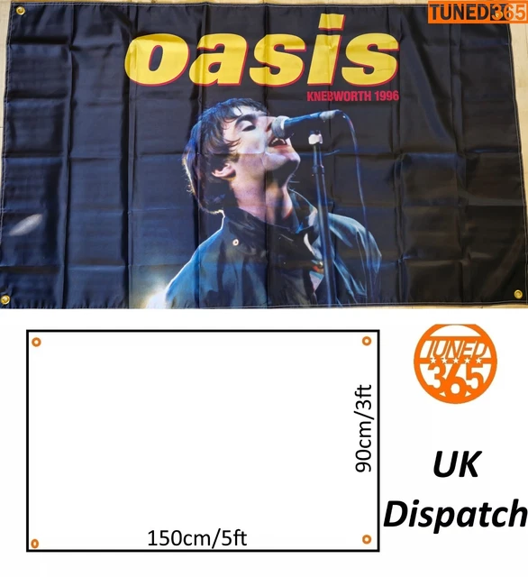OASIS LIAM GALLAGHER Flag 5x3ft 150x90cm Liam Gallagher Noel Banner ...
