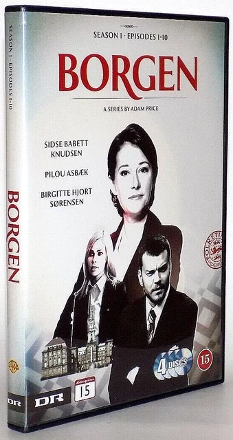 BORGEN - SEASON 1 Complete - DVD Danish Political Drama - Sidse Babett ...